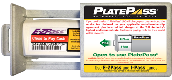 Platepass Advantage Electronic Toll Payment System For Car Rentals